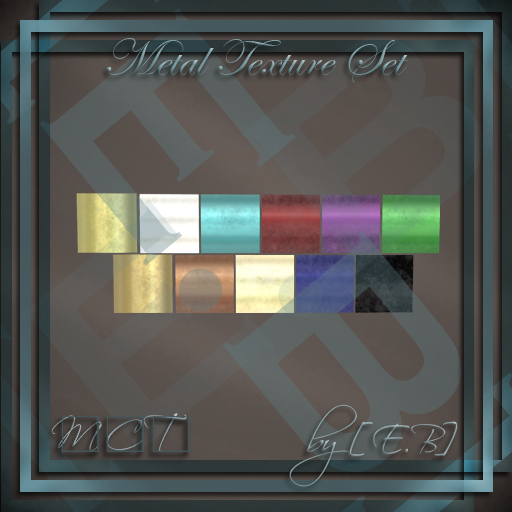 Second Life Marketplace - [E.B] Metal Texture Set - Full Perm Seamless ...