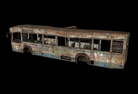 Second Life Marketplace - Destroyed Bus - 01