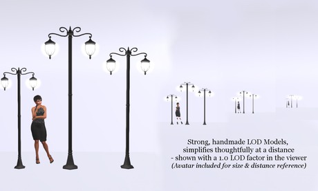 Second Life Marketplace - Odd Heritage Street Light Full Perm