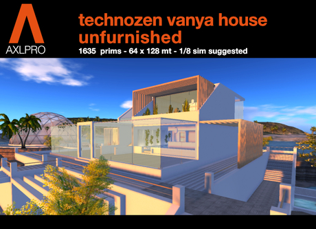 Second Life Marketplace - AXL pro Plus - Technozen Vanya House Unfurnished