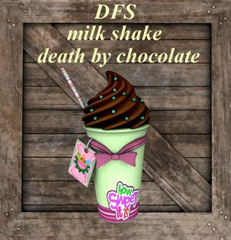 Second Life Marketplace - milk shake - death by chocolate DFS storage ...
