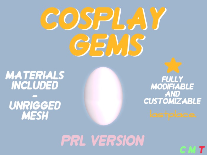Second Life Marketplace - RETIRED [lastplace.] cosplay gems. PRL version