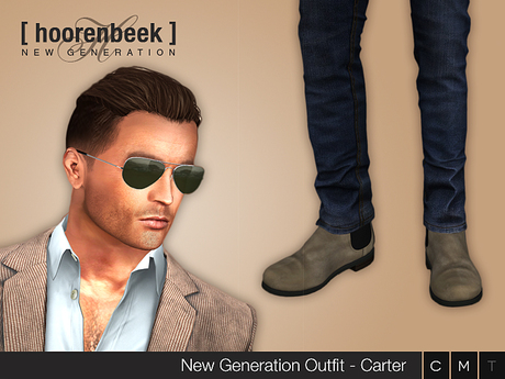 Second Life Marketplace - Complete Outfit - Carter - Signature, Belleza ...