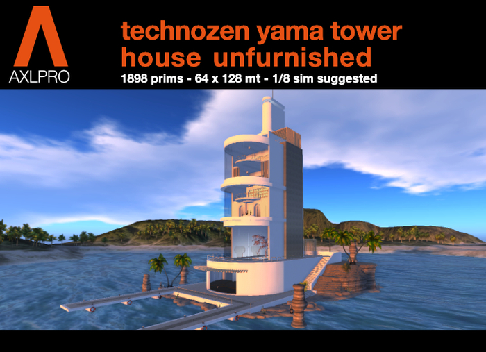 Second Life Marketplace - AXL pro Plus - Technozen Yama Tower Unfurnished