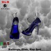 Second Life Marketplace - Fantasy heels blue silver boxed