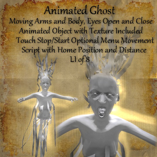 Second Life Marketplace - Bad Katz Animated Ghost