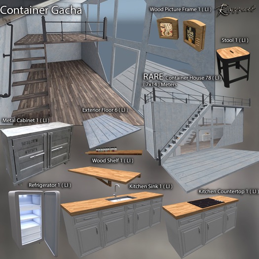 Second Life Marketplace - Rassuel-Container Gacha-RARE
