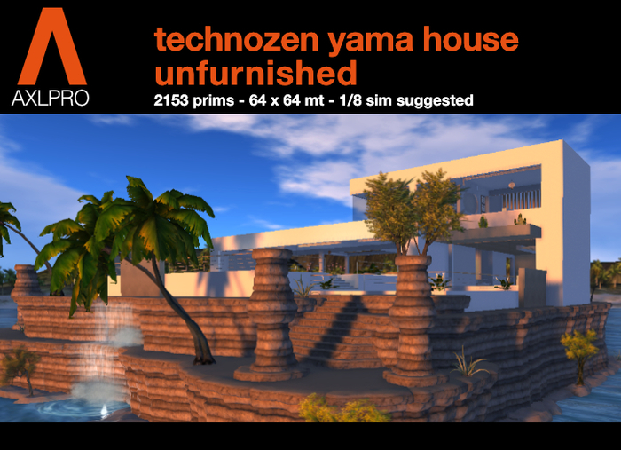 Second Life Marketplace - AXL pro Plus - Technozen Yama House Unfurnished