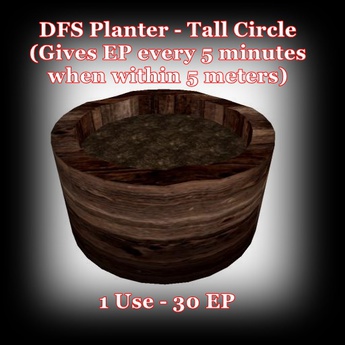 Second Life Marketplace - DFS TEXTURE - DFS Planter - Tall Circle