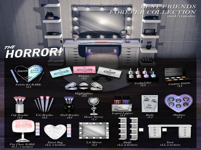 Second Life Marketplace - The Horror!~ Best Friends Forever Collection ...