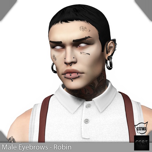 Second Life Marketplace - ::: Core ::: Male Eyebrows - Robin