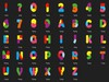 Second Life Marketplace - Puzzle A-Z 0-9 PNG Letters & Numbers 512X512 ...