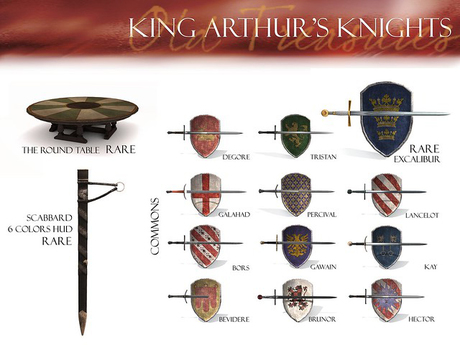 Second Life Marketplace - OLD TREASURES - KING ARTHUR Bedivere (REZZ)