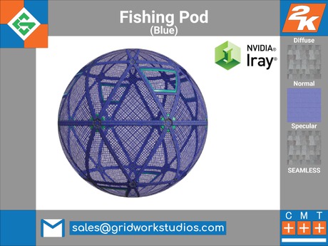 Second Life Marketplace - Textures: Fishing Pod(Blue)