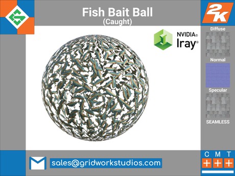 Second Life Marketplace - Textures: Fish Bait Ball(Caught)