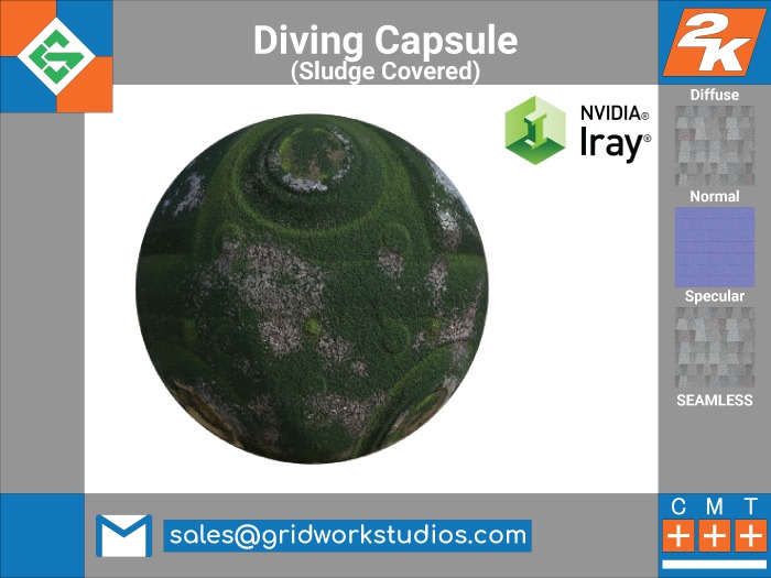 Second Life Marketplace - Textures: Diving Capsule(Sludge Covered)