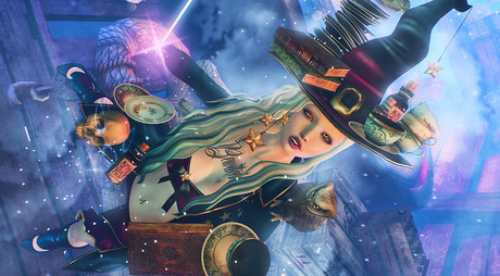 Second Life Marketplace - irrISIStible : HALLOWEEN MERLINA WITCH OUTFIT ...