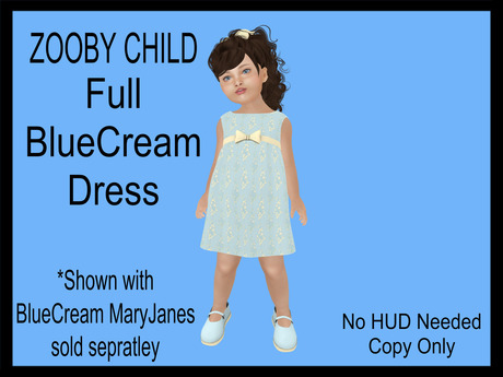 Second Life Marketplace - Steph-O-Bee's - Full Blue Cream Rose Bud ...