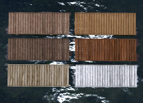 Second Life Marketplace - Decking - Wooden Path Straight - Bergamot - 6 ...