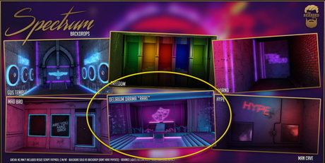 Second Life Marketplace - [Box] Delirium Drama *RARE* - Spectrum ...