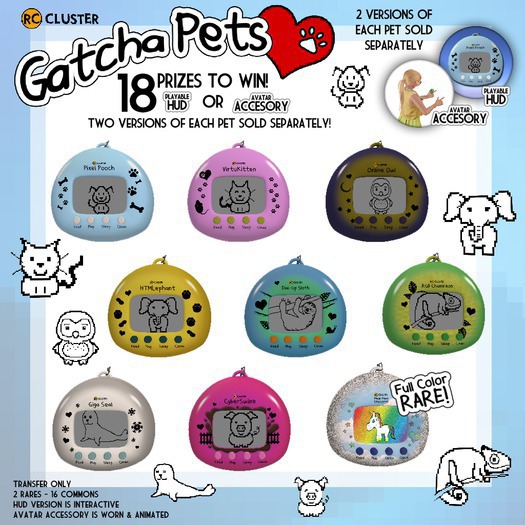 Second Life Marketplace - -RC- Gatcha Pet Box - RGB Chameleon