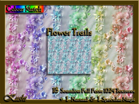 Second Life Marketplace - Flower Trails Textures