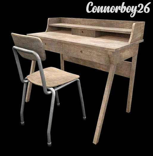 Second Life Marketplace - :HAIKEI: Attic Storage Gacha {2} ANTIQUE DESK ...