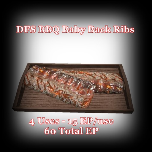 Second Life Marketplace - DFS TEXTURE DFS BBQ Baby Back Ribs