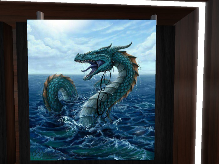 Second Life Marketplace - Blue water dragon