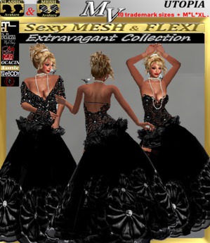 Second Life Marketplace - UTOPIA DANCE DRESS & GOWN