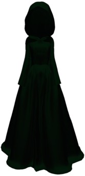 Second Life Marketplace - Kemono Clothes , fuayu Dark Cloak green