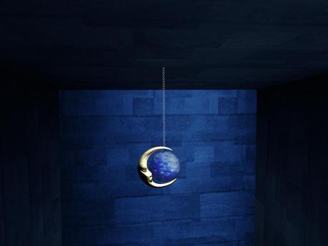 Second Life Marketplace - Hanging animated crescent Moon Lamp-Crate
