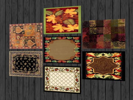 Second Life Marketplace - ~RD~ Autumn Rug -Texture Change by owner touch