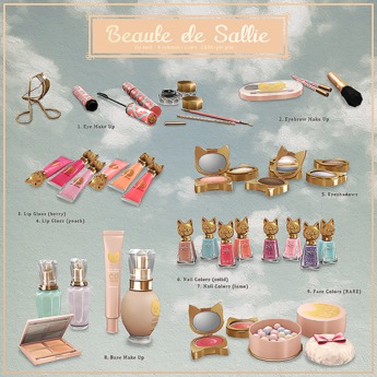 Second Life Marketplace - 5. {sallie} Beaute de Sallie - Eyeshadow