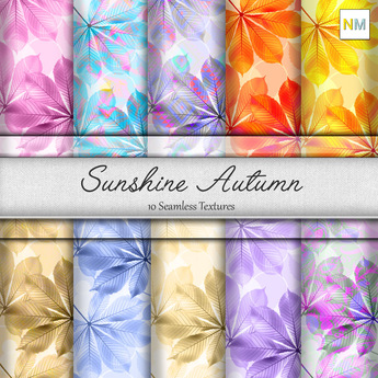 Second Life Marketplace - Sunrise Autumn Kit 10 Seamless Textures NM