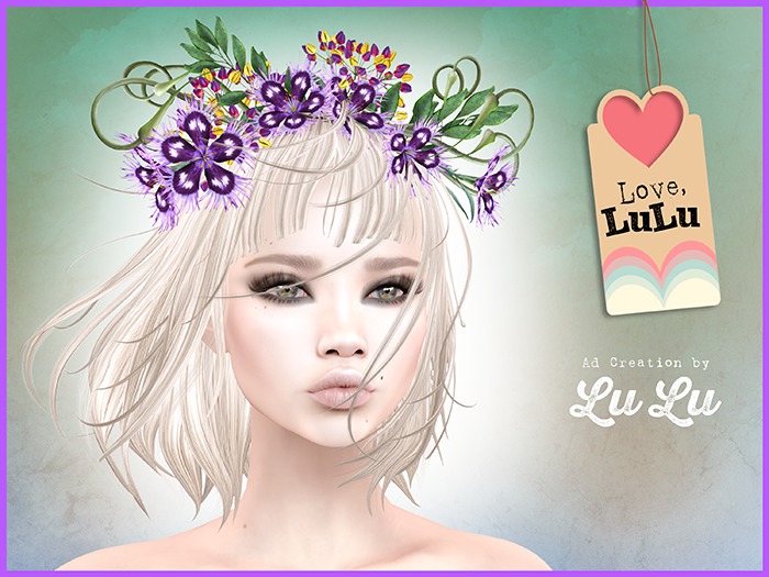 Second Life Marketplace - *LODE* Head Accessory - Diana [purple]
