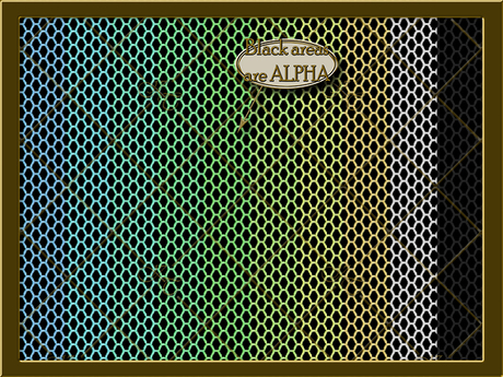 Second Life Marketplace - Fishnet Flirt Alpha Textures