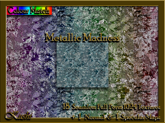 Second Life Marketplace - Metallic Madness Textures