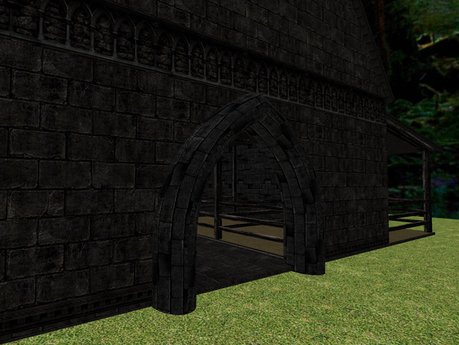 Second Life Marketplace - Dark Gothic stable / barn to display your ...