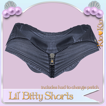 Second Life Marketplace - =Kio= Lil' Bitty Shorts - FAT PACK
