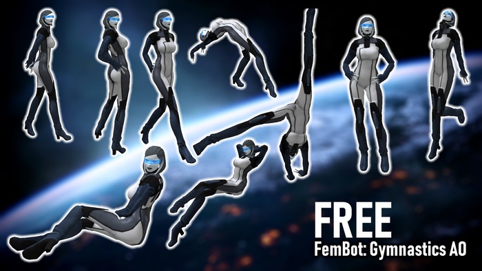 Second Life Marketplace - [Boxed] FemBot: Gymnastics AO