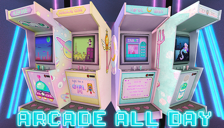 Second Life Marketplace - =Kio= All Day Arcade - Pod Pack