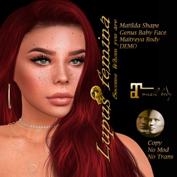 Second Life Marketplace - "Lupus Femina" Matilda Shape - Genus Baby ...