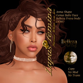 Second Life Marketplace - "Lupus Femina" Anna Shape- Genus Babyface - DEMO