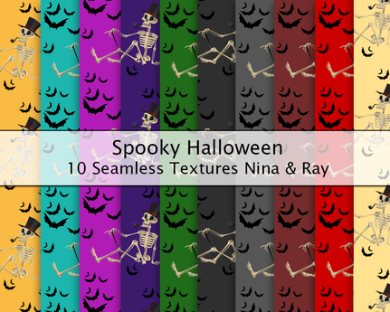 Second Life Marketplace - Spooky Halloween - 10 Textures Seamless ...
