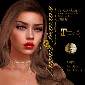 Second Life Marketplace - "Lupus Femina" Gina Shape - Genus Classic ...