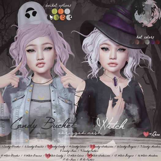 Second Life Marketplace - 3.Doe: Candy Bucket - Candy RARE