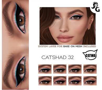 Second Life Marketplace - ::SG:: CatShad32 Shadow for CATWA HEAD and ...