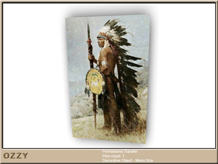 Second Life Marketplace - *$OZZY$* Picture Native Rudha