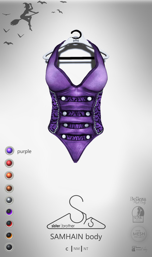 Second Life Marketplace - [sYs] SAMHAIN body (body mesh) - purple GIFT